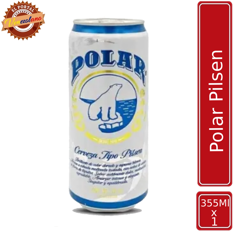 Cerveza Polar Lata 355 Ml Venezuela – El Portal Venezolano